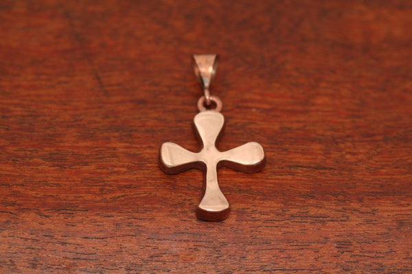 Four Point Cross Pendant in Copper-Small – Ambriz Jewelry